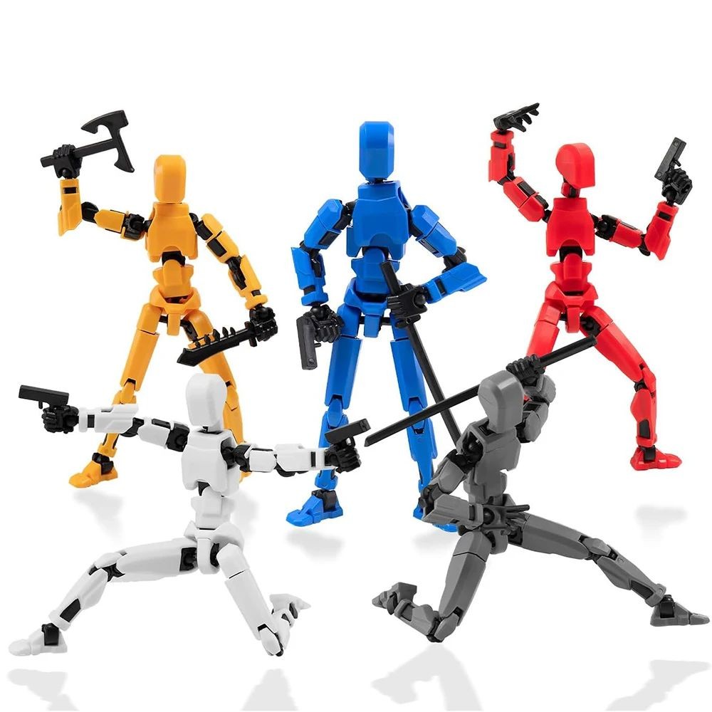 Jual Titan T13 Action Figures Lucky Dummy 13 Robot Anime Figures Fidget ...
