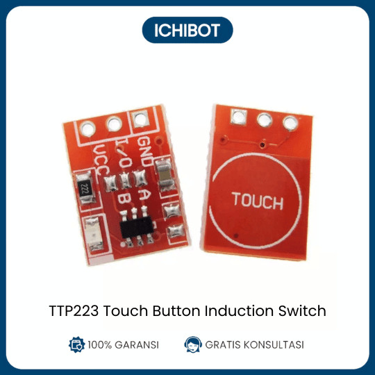 Jual TTP223 Touch Button Induction Switch Module Capacitive Sensor Self-Locking / Inching Single ...