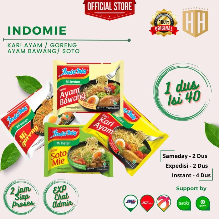 Jual Ready Mie Instant Indomie Goreng Special 1 Dus / Karton Isi 40 ...