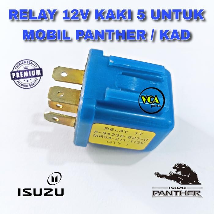 Jual Masih Ready Relay 12V Kaki 5 ( 5P ) Untuk Mobil Panther/Kad ...