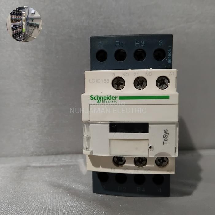 Jual CONTACTOR / KONTAKTOR SCHNEIDER 4P 32A LC1D188M7 LC1D188 220V ...