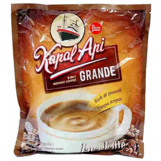 Jual KAPAL API 3 IN 1 GRANDE Java Latte 20's SURABAYA | Shopee Indonesia