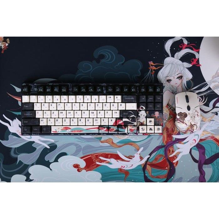 Jual KEYBOARD ARTIST Varmilo Chang'e 87/108 Mechanical Keyboard ...