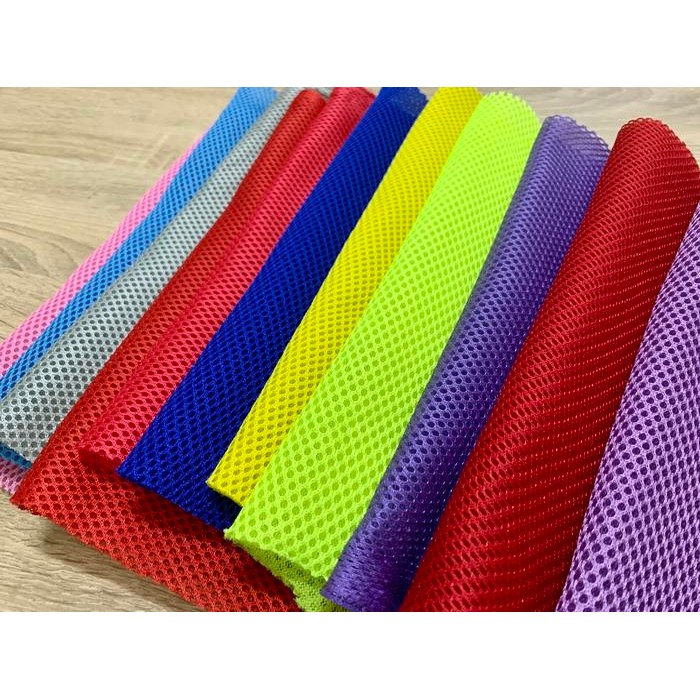 Jual Kain Jaring Double Mesh Sandwich Jala Busa Airmesh | Shopee Indonesia