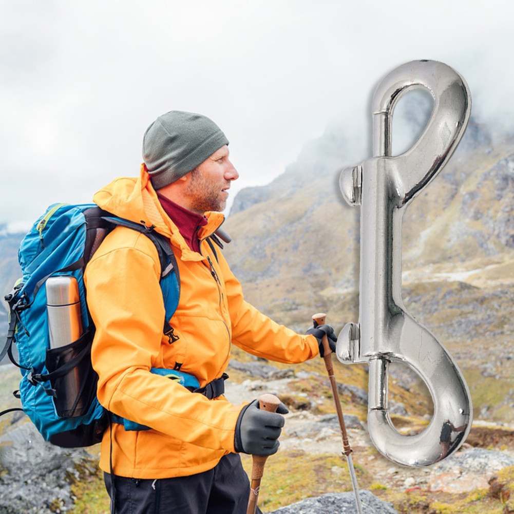 Jual 5PCS Scuba Diving Double End Bolt Snap Hook Clips Zinc Alloy ...