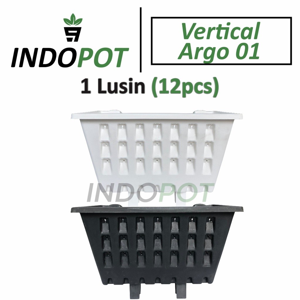Jual Pinan Shop (12Pcs) Pot Dinding Vertical Argo 01 1 Lusin Pot Tempel ...
