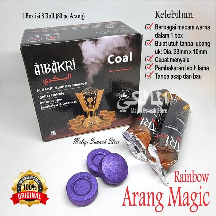Jual Arang Magic Warna / Arang Rainbow 1 Box | Shopee Indonesia