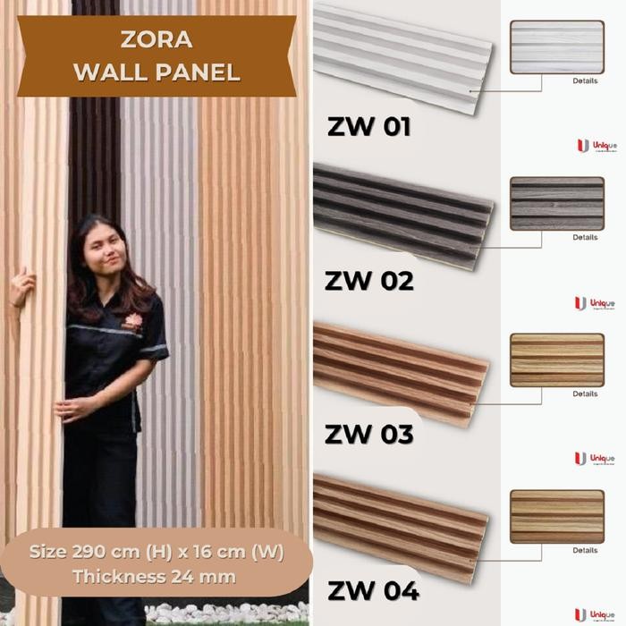 Jual Wall Panel ZW / Wall Panel PVC Motif Kayu / Partisi kayu ...
