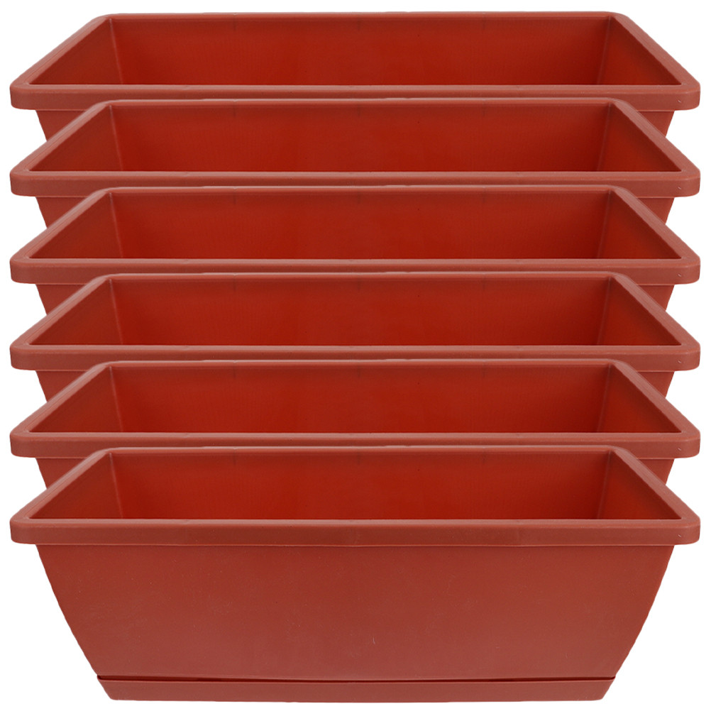 Jual 6 Buah Pot Bunga Besar Penanam Plastik Bonsai Pot Dalam Ruangan ...