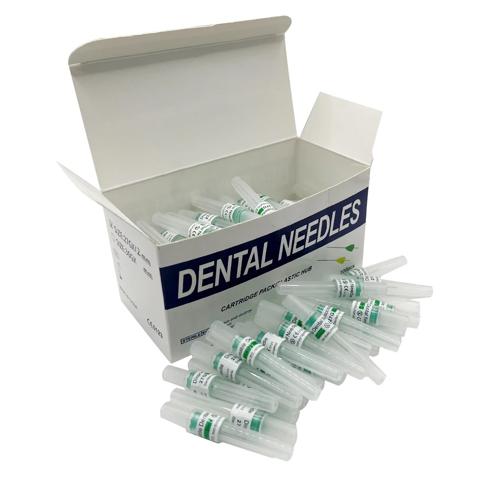 Jual Terlaris! AG 100piece/Box Dental consumables Disposable Premium Dental Plastic Hub Needles ...