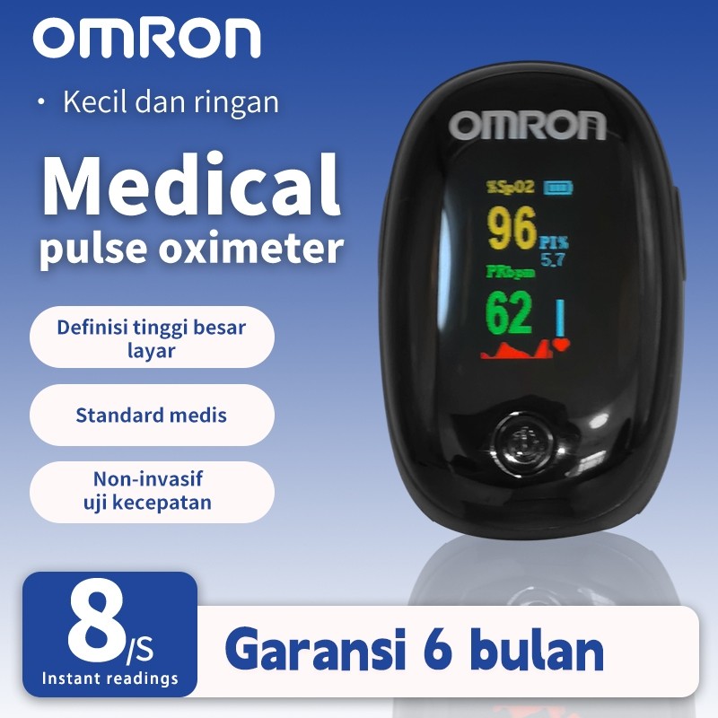 Jual OMRON Oximeter OMRON Finger Pulse Oxymeter Alat Ukur Cek Tes ...