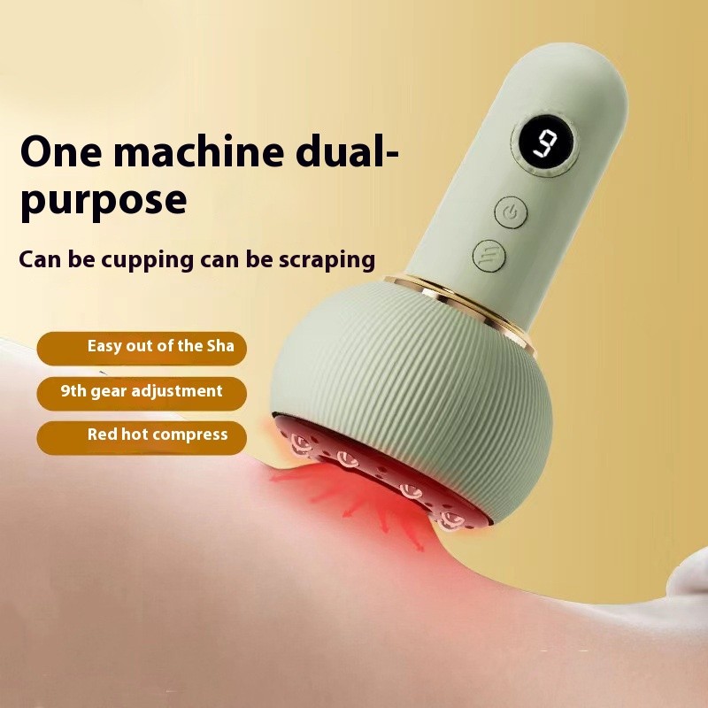 Jual Electric Cupping Machine Scraping Device Electric Meridian Brush ...