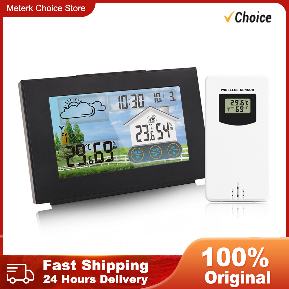 Jual Peramal Stasiun Cuaca Nirkabel Higrometer Termometer Dalam Ruangan ...