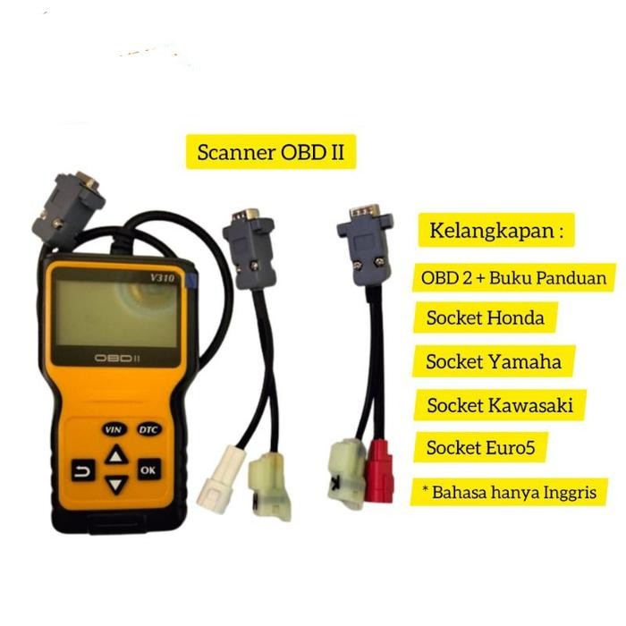 Jual Scanner Obd2 Untuk Motor Injeksi Honda Yamaha Kawasaki Scanner Obd ...