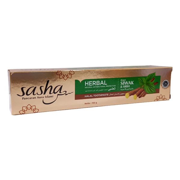 Jual SASHA TOOTH PASTE SIWAK ANTIBACTERIAL 150G | Shopee Indonesia