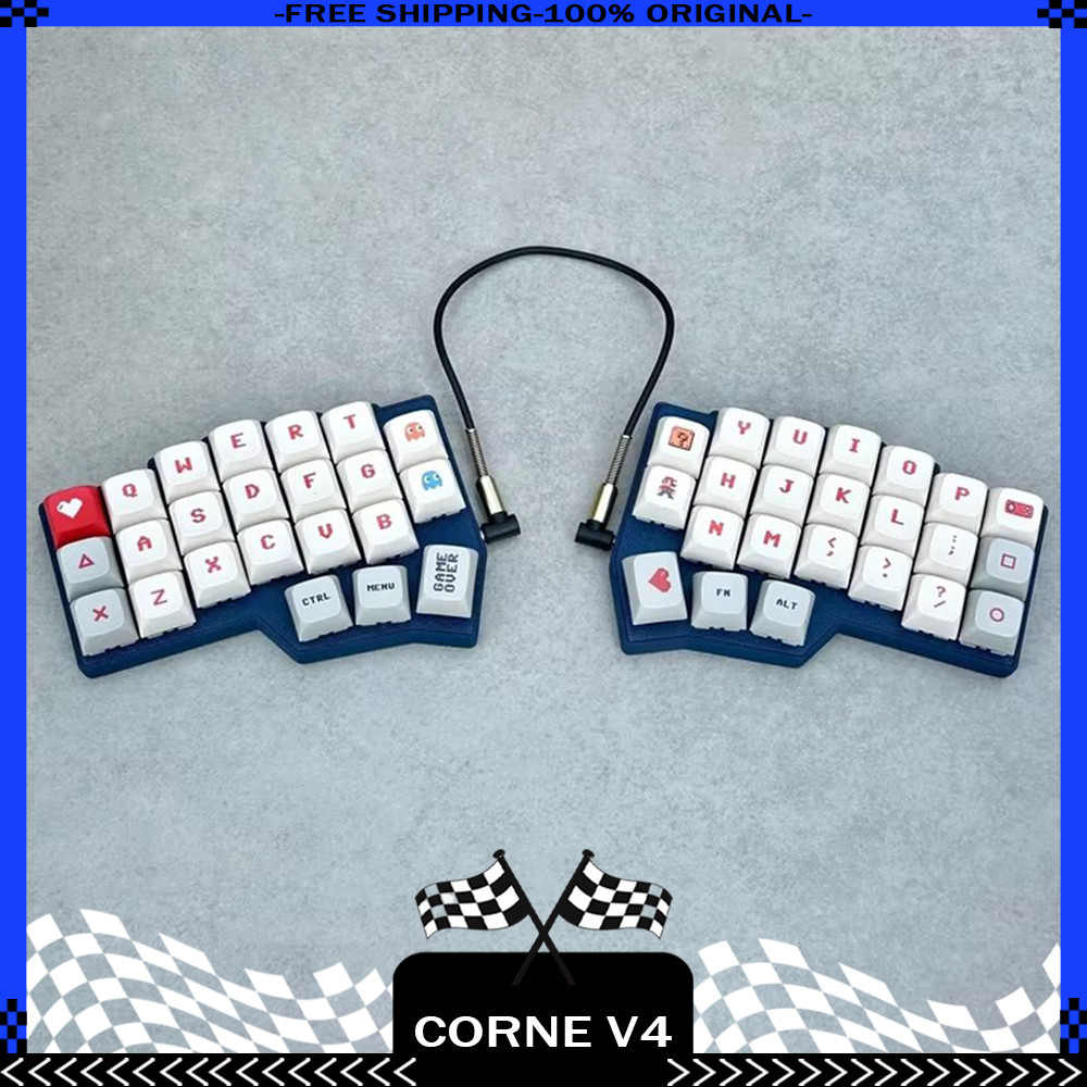 Jual Corne V4 Split Keyboard Rp2040 Rgb Support Qmk/Vial Split Keyboard ...