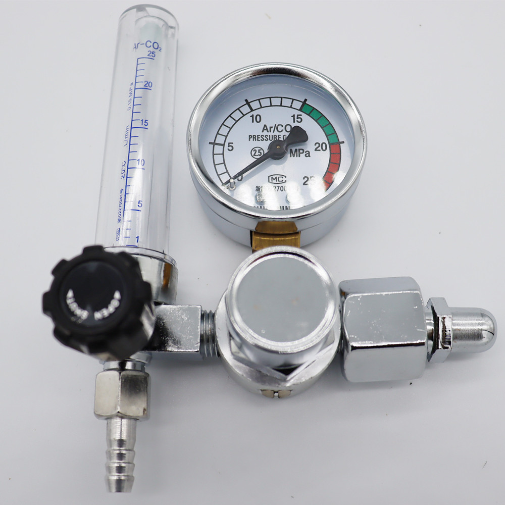Jual 2024 NEW 0-25Mpa Argon Regulator CO2 Mig Tig Flow-Meter Gas ...