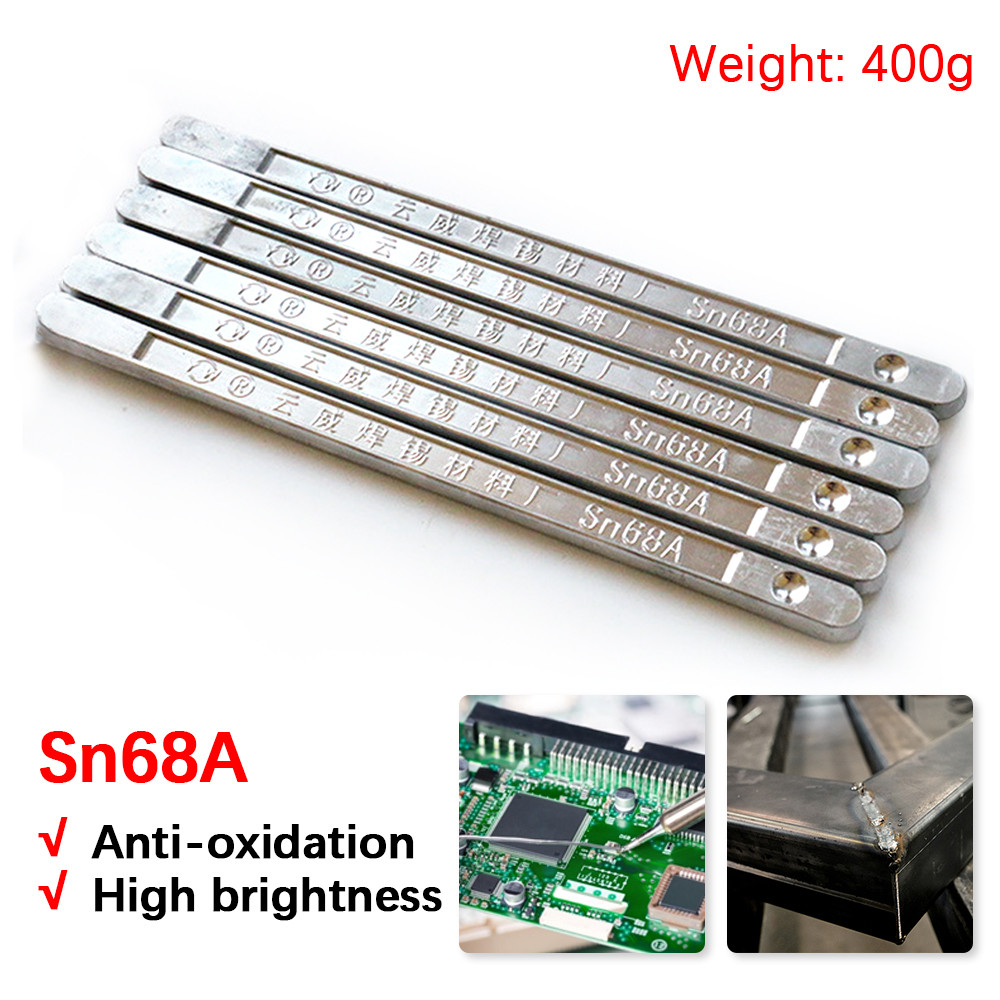 Jual 250g/400g High Purity Tin Solder Rod Pure Tin bar No Lead ...