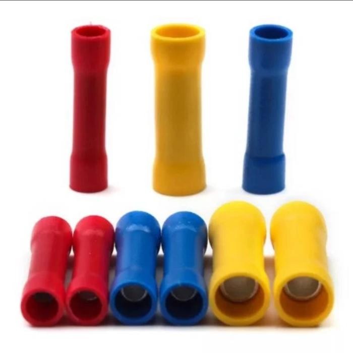 Jual Skun Kabel Insulated Vinyl Butt Connector Bv 1,25 / 2 / 5,5 / 8 ...