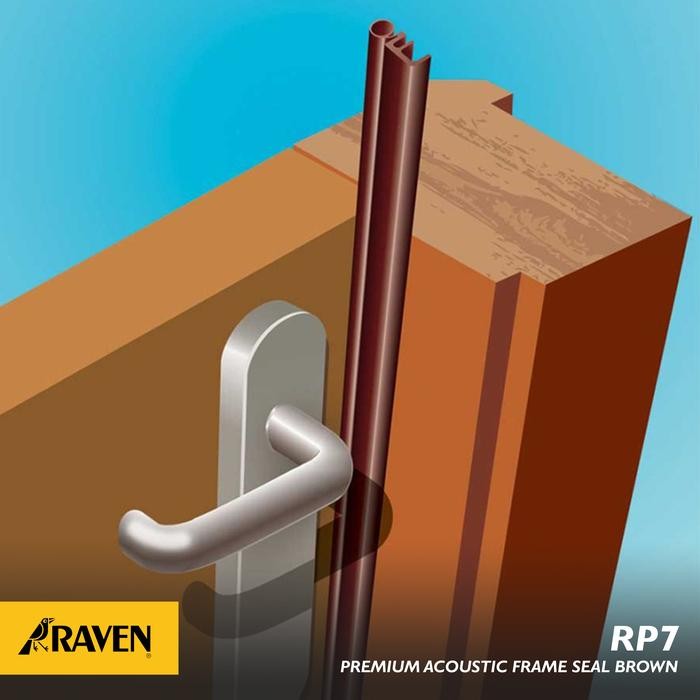 Jual RAVEN Door & Window Frame Seal RP7 Brown | Shopee Indonesia