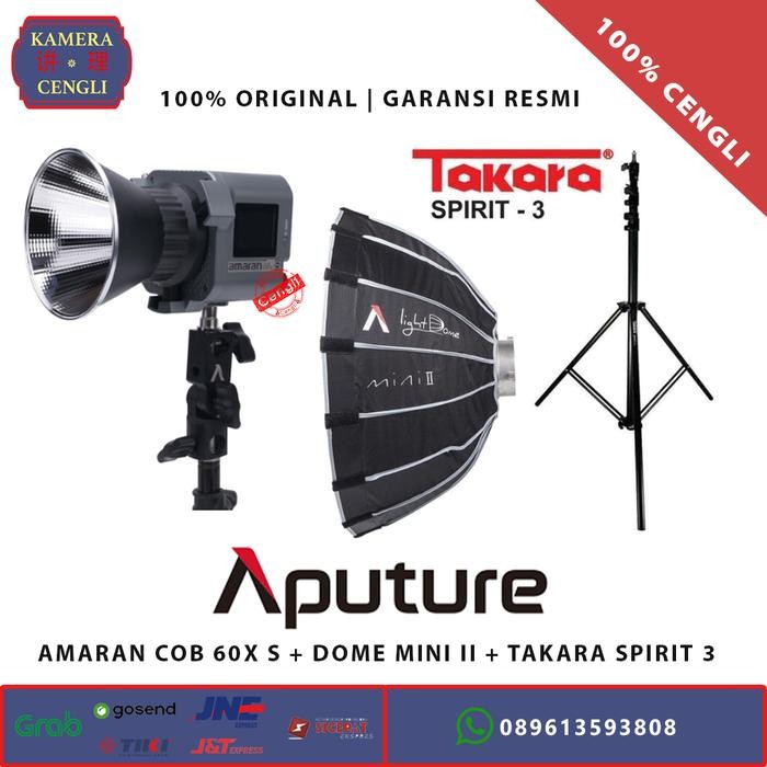 Jual Aputure Amaran Cob 60X S Bi-Color Led Monolight 60Xs 60 Xs Ori ...