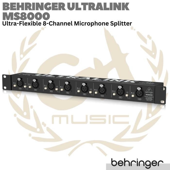 Jual Ready JT BEHRINGER ULTRALINK MS8000 8 Channel Microphone Splitter ...
