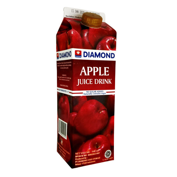 Jual DIAMOND JUICE APPLE 946ML | Shopee Indonesia