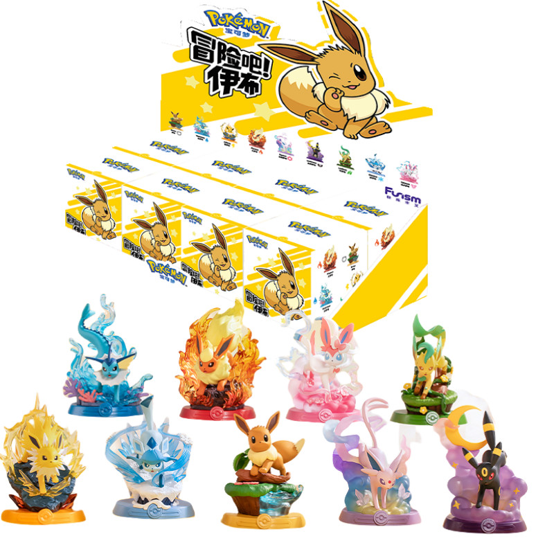 Jual Anime Pokemon Funism Original Adventure Eevee Family Suit Blind ...