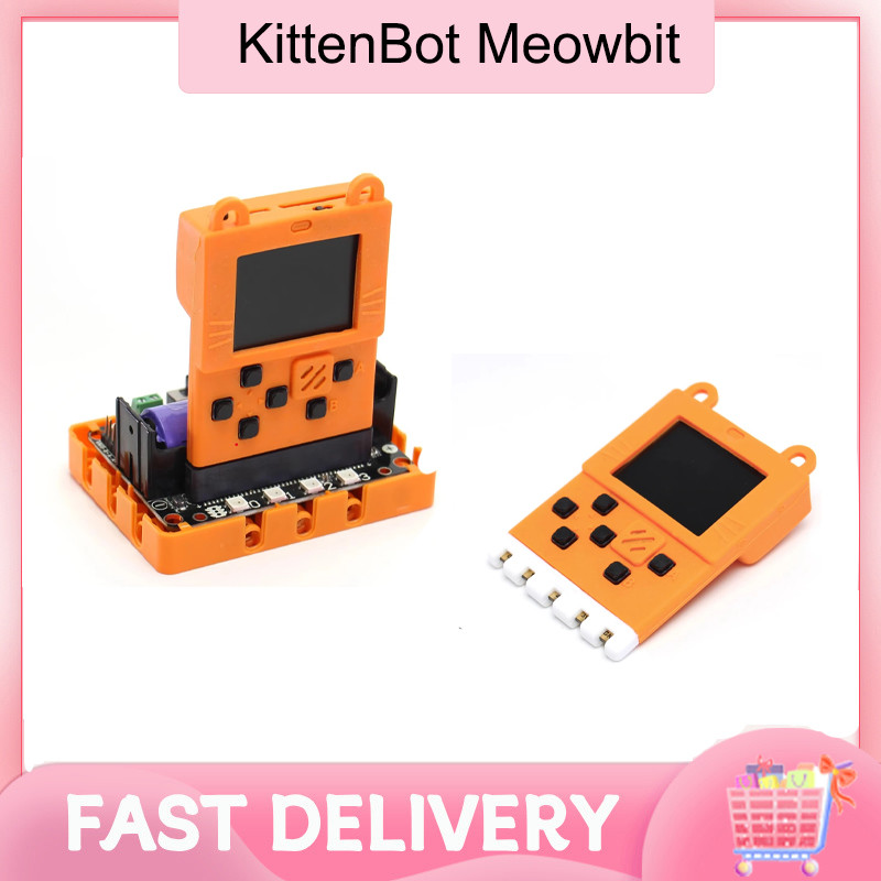 Jual Kittenbot Meowbit Codable Console For Microsoft Makecode Arcade Card-Sized Ggraphical Retro ...
