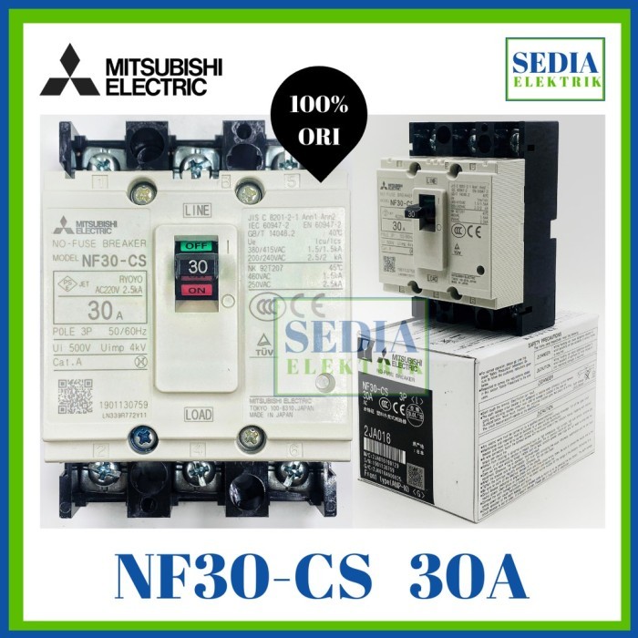 Jual (Expert) MCCB NFB Mitsubishi NF30-CS NF30 CS 3P 30A | Shopee Indonesia