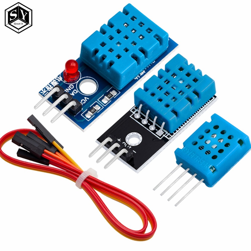 Jual IMPORT DHT11 DIGITAL TEMPERATURE AND HUMIDITY SENSOR DHT11 MODULE ...