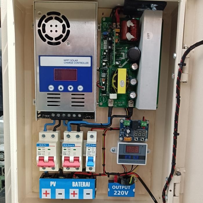 Jual Box Panel Offgrid 1000W Mppt 60A Solar Panel Surya Cell Plts 12V ...