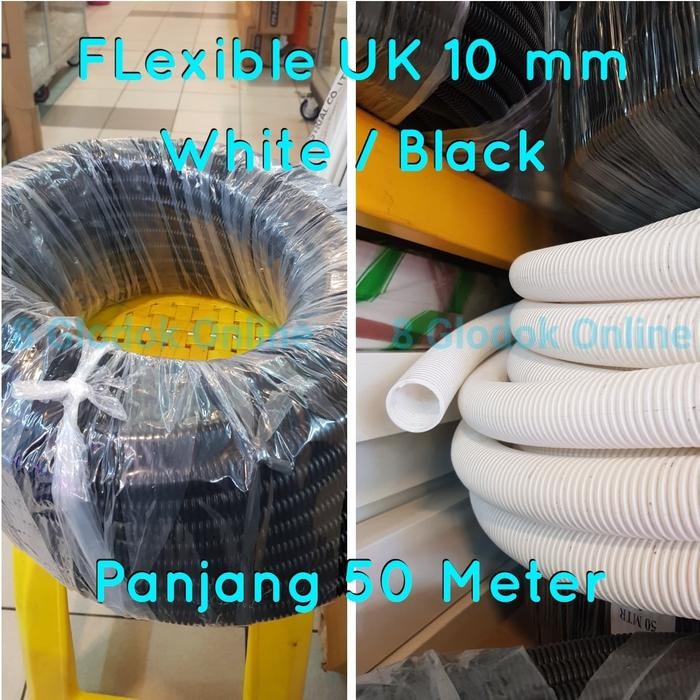 Jual Selang Flexible Pvc 10Mm / Flexible Conduit Pvc 10 Mm Hitam ...
