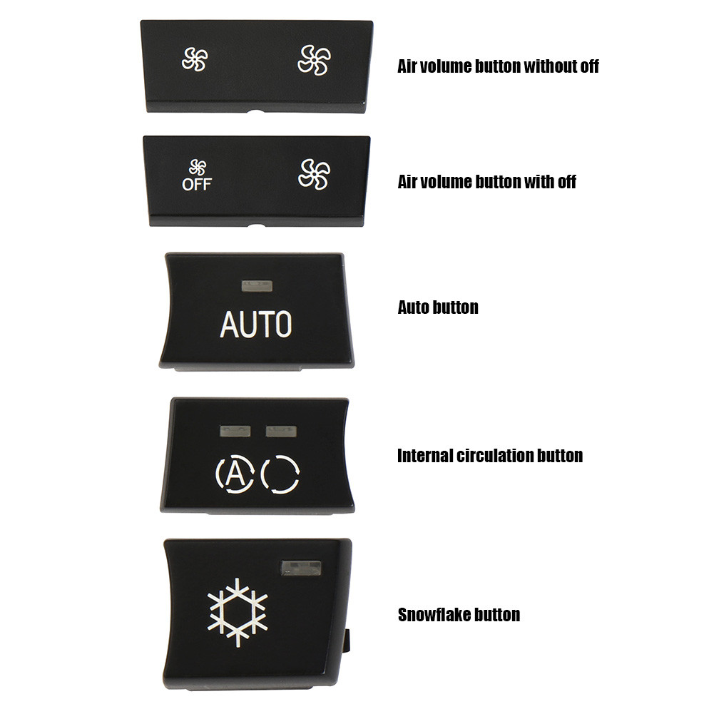 Jual IMPORT CAR REPLACEMENT CLIMATE A/C CONTROL PANEL BUTTONS FOR BMW ...