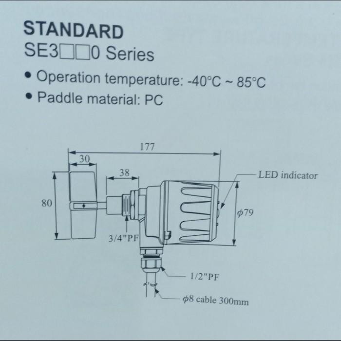 Jual Expert FineTek Rotary Paddle Level Switch SE3800BCRK / 220V ...