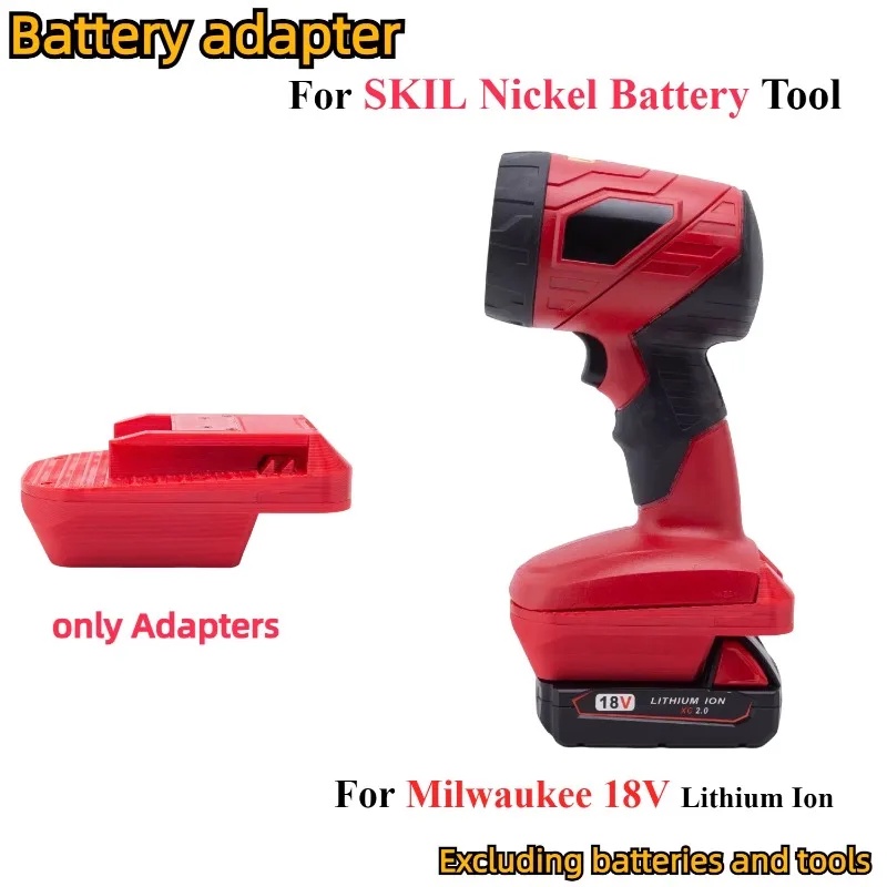 Jual DOSD Milwaukee 18V Lithium Battery Converter To SKIL Nickel ...