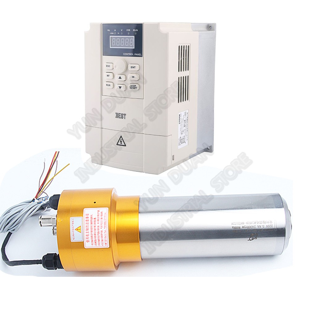 Jual NWK HanQi 1.5KW 2HP ATC Spindle ISO20 24000RPM AC220V 800HZ ...