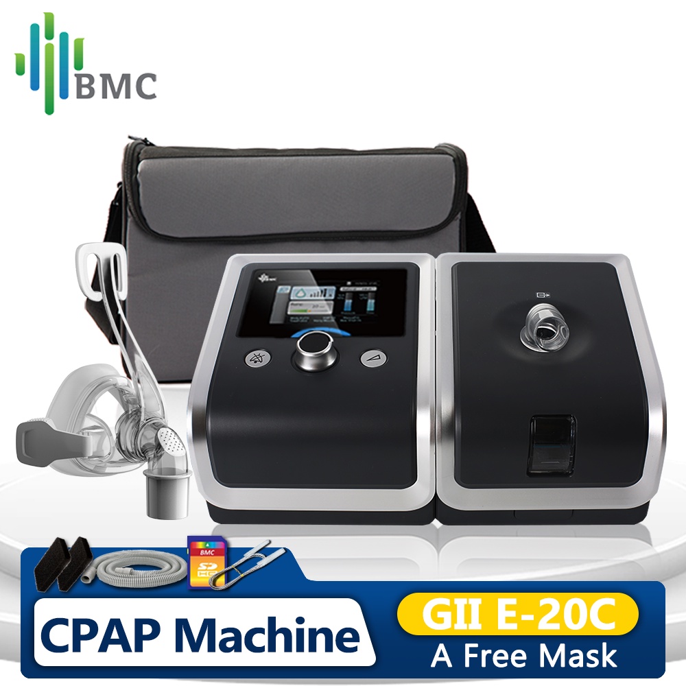 Jual New BMC CPAP Machine E-20C with NM4 SML Full Size Nasal Mask ...