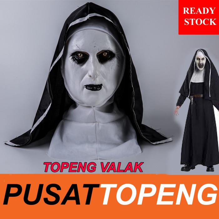 Jual TOPENG ACARA HALLOWEN VALAK THE NUN BAHAN KARET | Shopee Indonesia