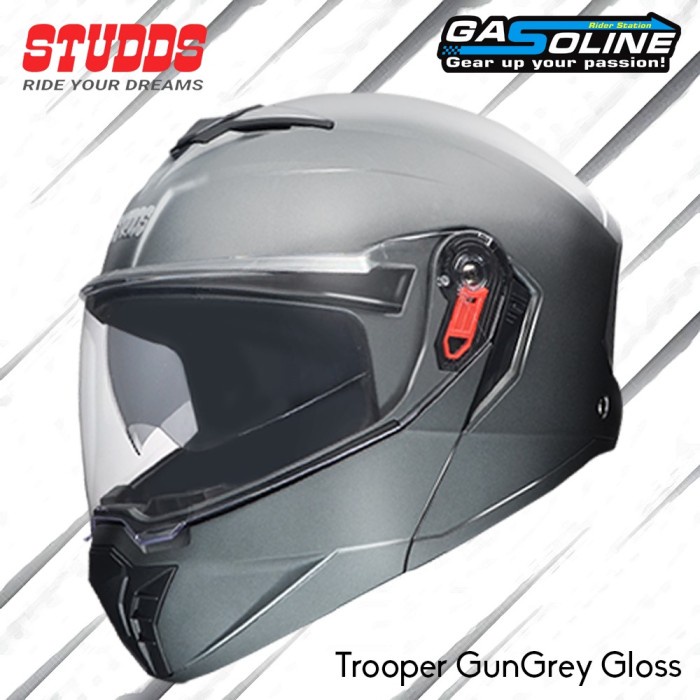 Jual Helm Modular Studds Solid/Touring Helm | Shopee Indonesia