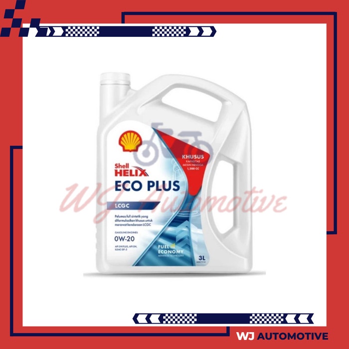Jual Shell Eco Plus Lcgc 0W20 3 Liter Oli Mobil Shell Eco 0W 20 3Liter ...