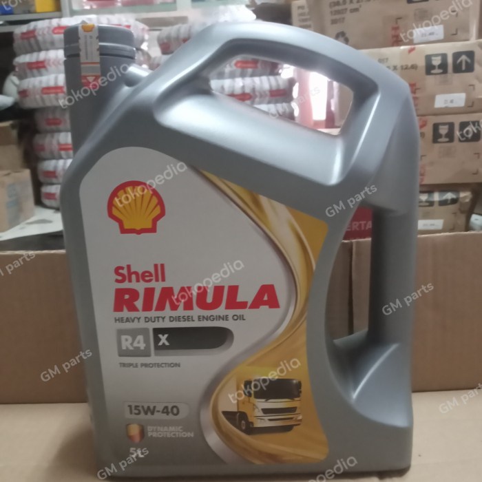 Jual Shell Rimula R4X 15W-40 Oli Mobil Mesin Diesel 5 Liter | Shopee ...