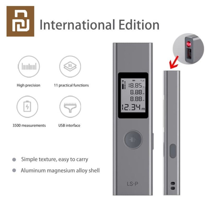 Jual Original Mijia Duka Ls-P 40M Digital Laser Rangefinder Pengukur ...