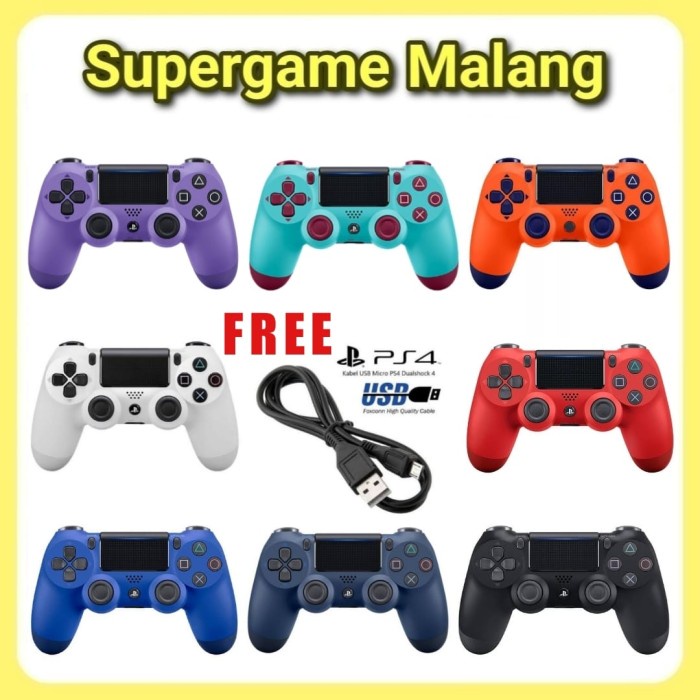 Jual Stik Ps4 Op Light Bar Wireless Controller Stick Ps 4 Dualshock 4 ...