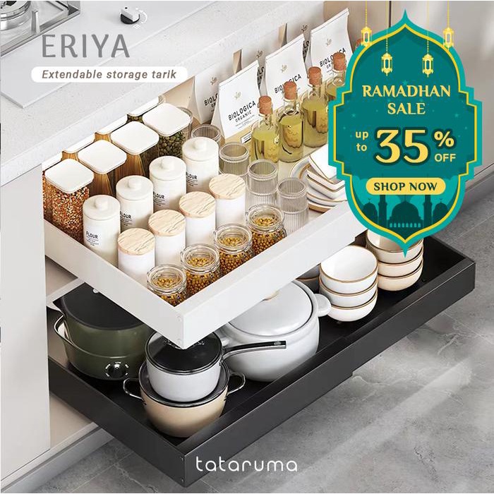 Jual ERIYA - Laci Tarik Extendable Bisa Diatur Kabinet Dapur ...