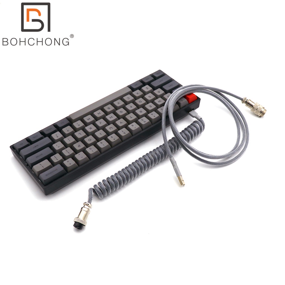 Jual ROD SK61 mechanical keyboard & USB Coiled Cable NKRO Gateron ...