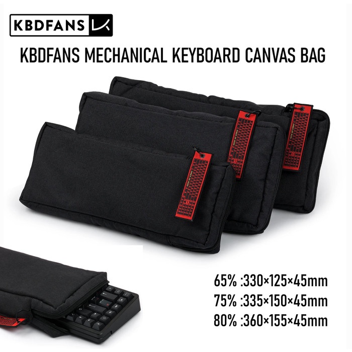 Jual PROMO SPECIAL KBDFANS MECHANICAL KEYBOARD CANVAS BAG - CARRYING ...