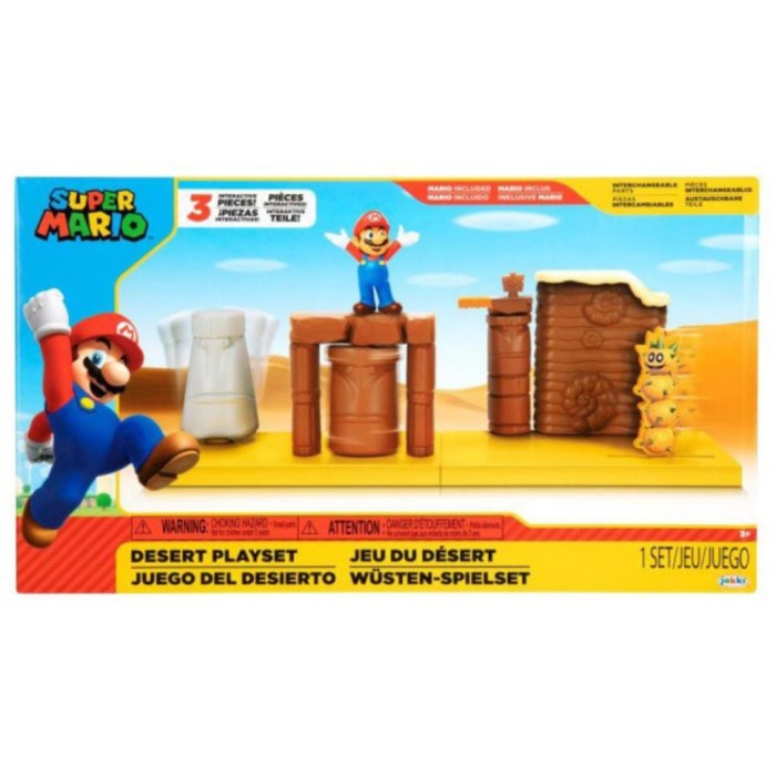 Jual Super Mario Bros World Of Nintendo Desert Playset Game | Shopee ...