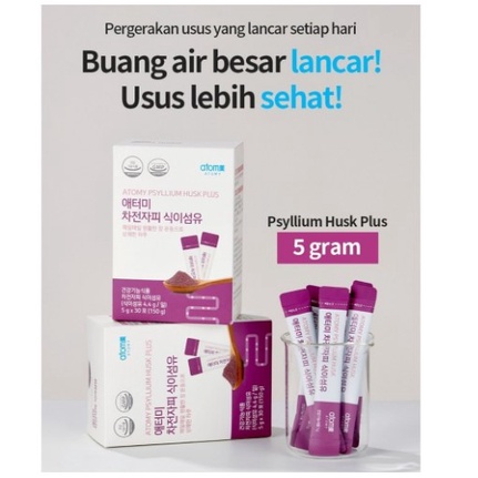 Jual ATOMY PSYLLIUM HUSK | Membantu regenerasi pergerakan usus | Shopee ...