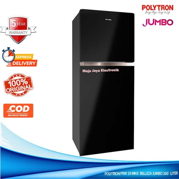 Jual Kulkas 2 Pintu Polytron Prw 29 Mnx Belleza Jumbo Glass Door Pintu ...